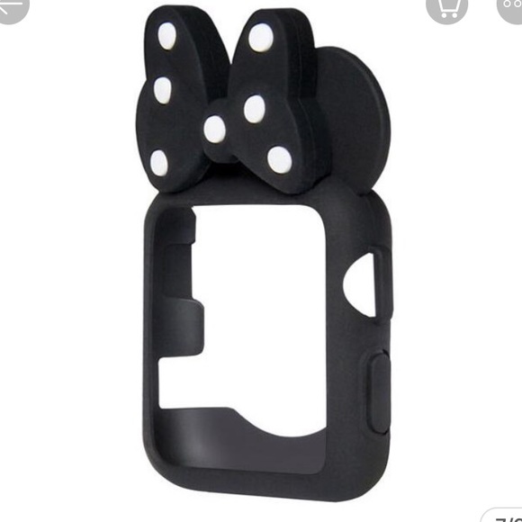 Disney | Accessories | Disney Minnie Mouse Apple Watch Case Black ...